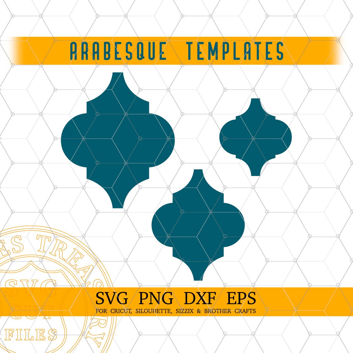 Arabesque Template Svg Arabesque Tile Svg Printable Pattern - Etsy