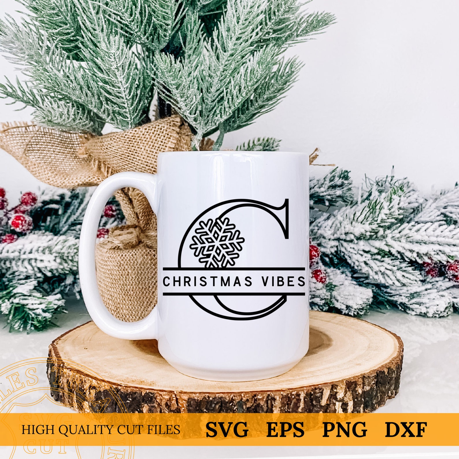 Snowflake Monogram Font Letters Svg, Winter Christmas Alphabet Png ...