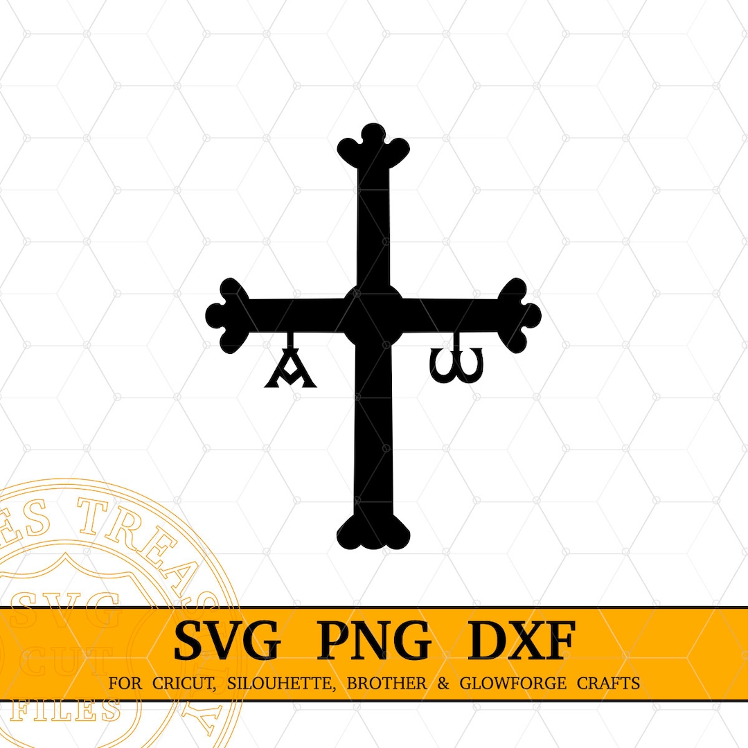 Cruz De La Victoria Svg Asturias Cross Svg Car Sticker Design, Bandera ...
