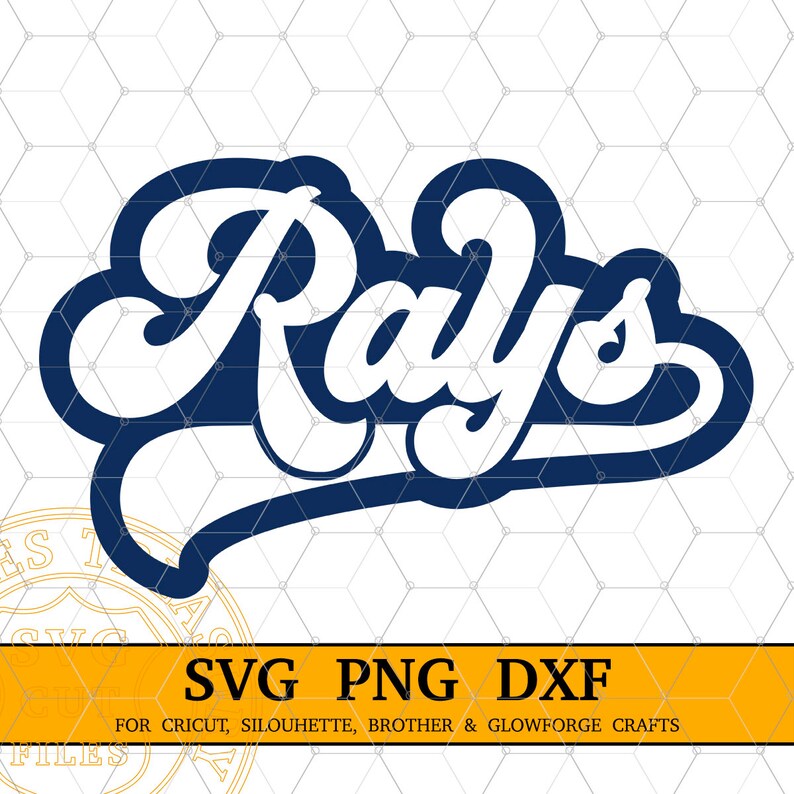 Rays Svg Retro Rays Png Baseball Svg Baseball Team Svg - Etsy UK