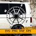 Camper Compass Svg Png Cutting Files, Simple Compass Svg, Compass Vinyl ...