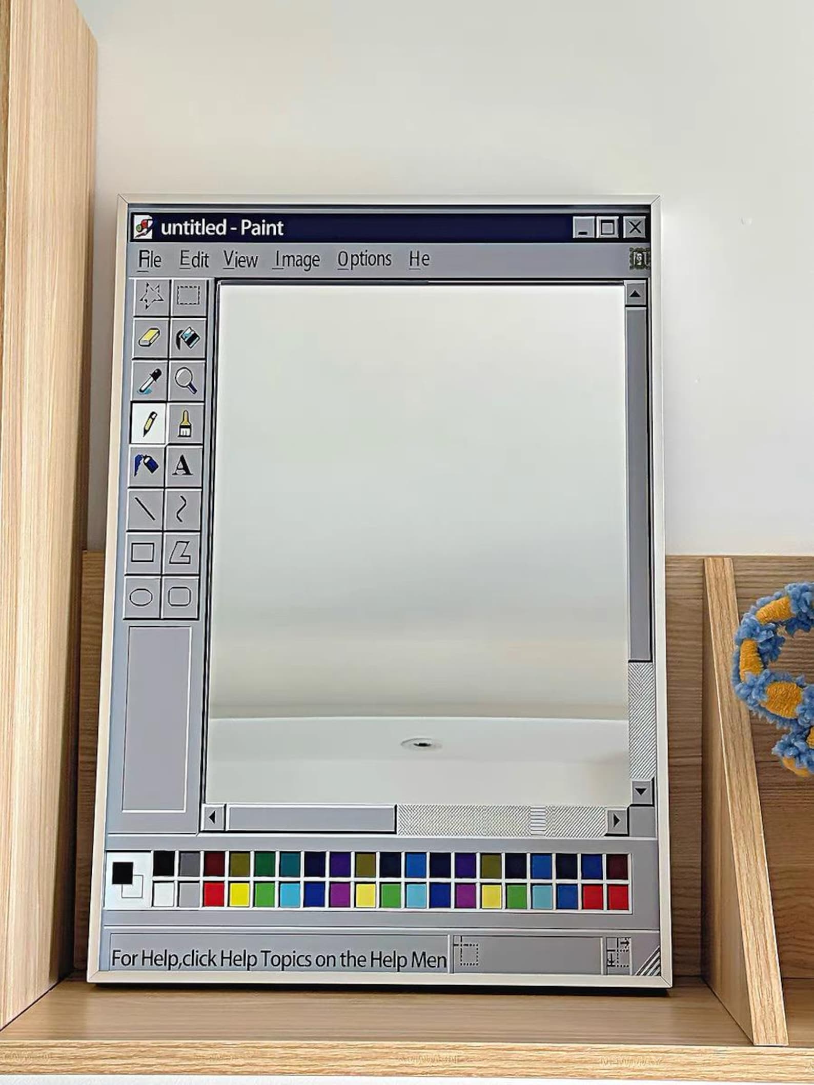 Inspired by Vintage Drawing Software | Handmade Pixel Mirror - Etsy UK
