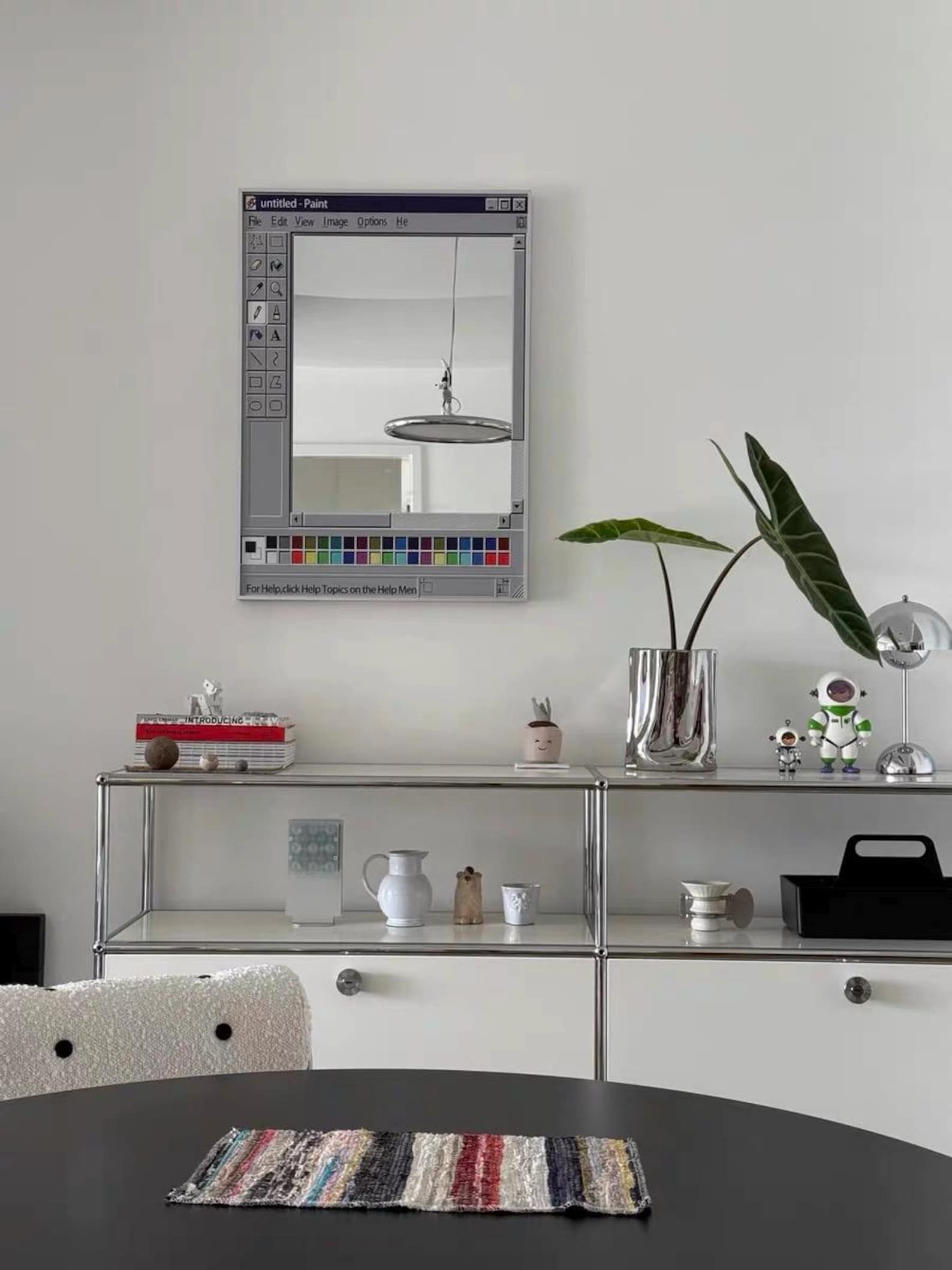 Inspired by Vintage Drawing Software | Handmade Pixel Mirror - Etsy