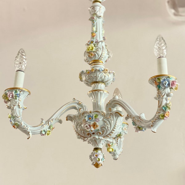 Ceramic Chandelier - Etsy