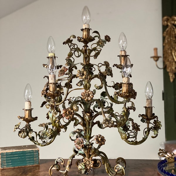 Antique Rococo Lamp - Etsy