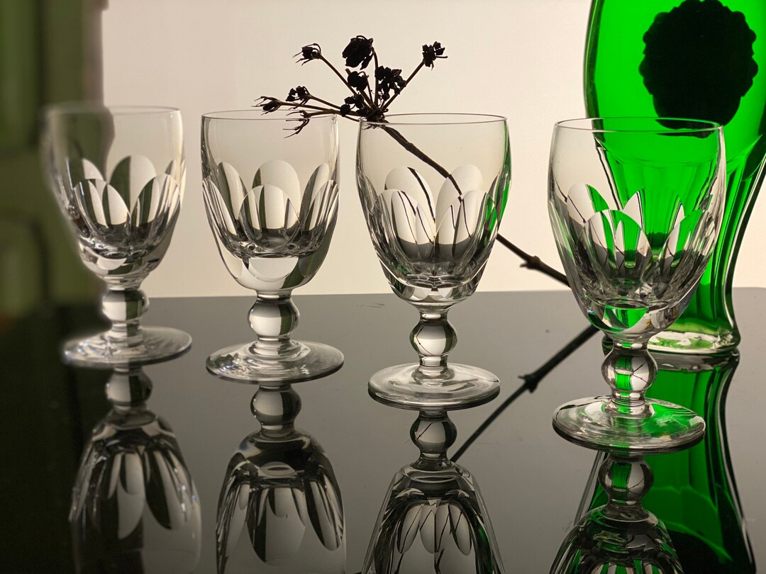 Waterford Cut Crystal Wine Glasses Vintage Lead Crystal Glasses Wine Goblets Waterford Kathleen