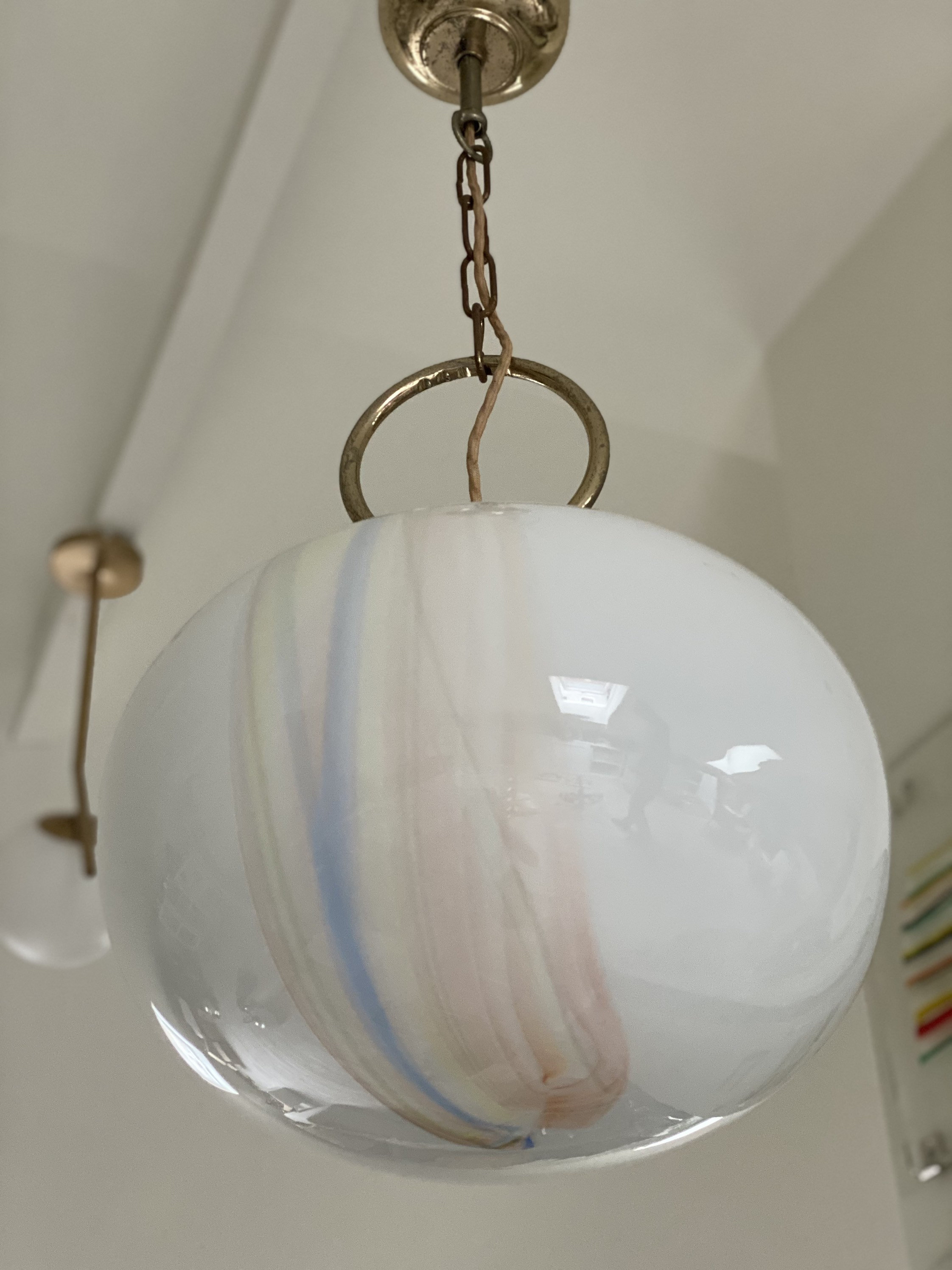 Murano Ceiling Light Mid Century Murano Chandelier Murano | Etsy