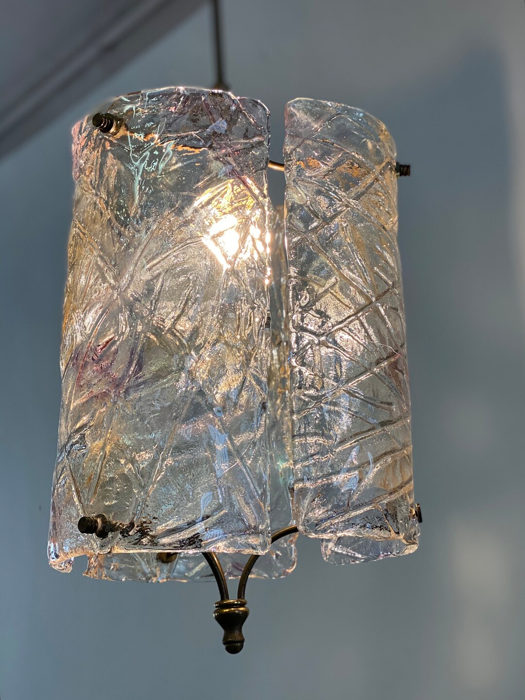 Murano Ceiling Light Mid Century Murano Chandelier Mazzega Murano ...