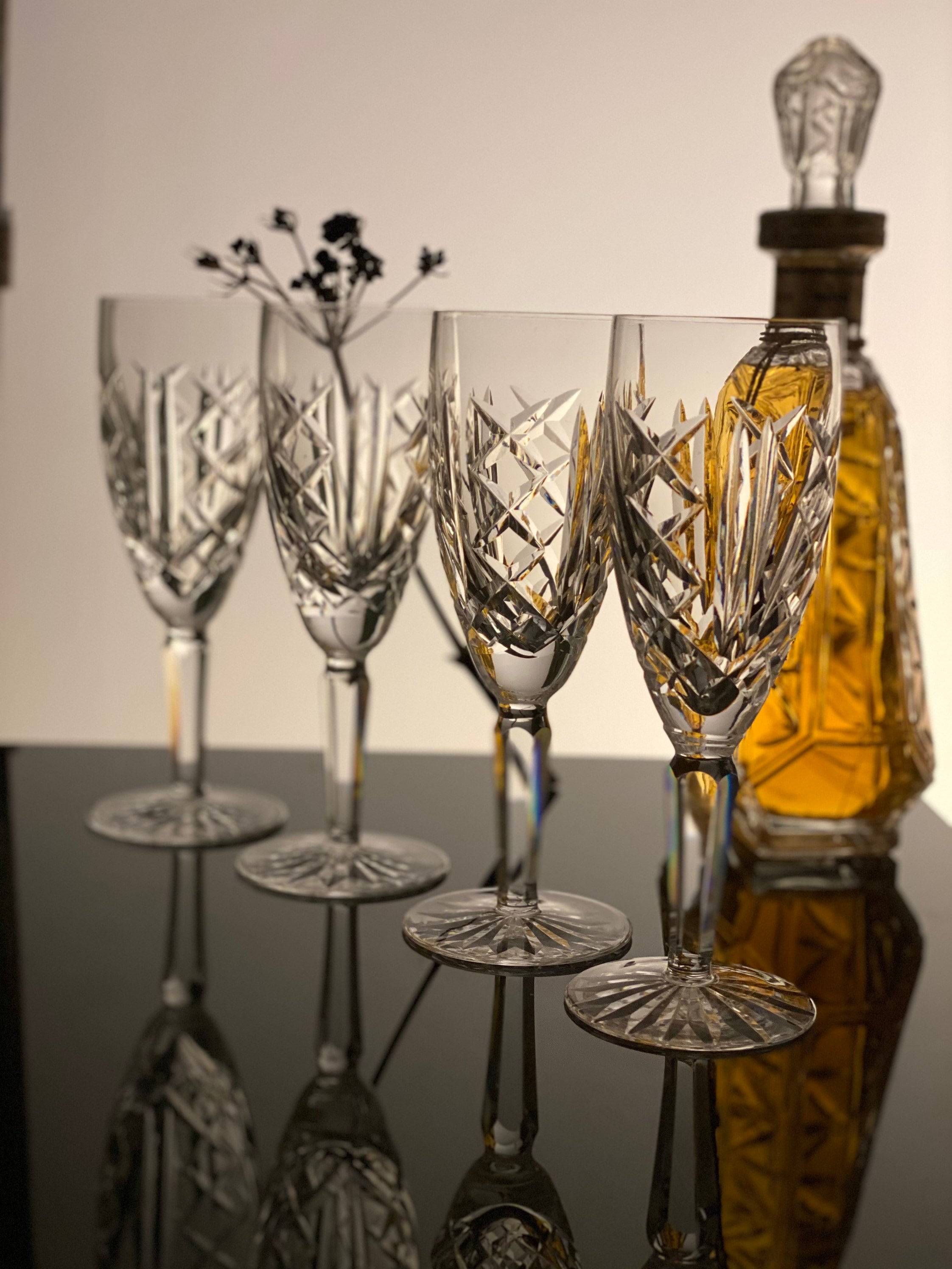 Crystal Champagne Glasses