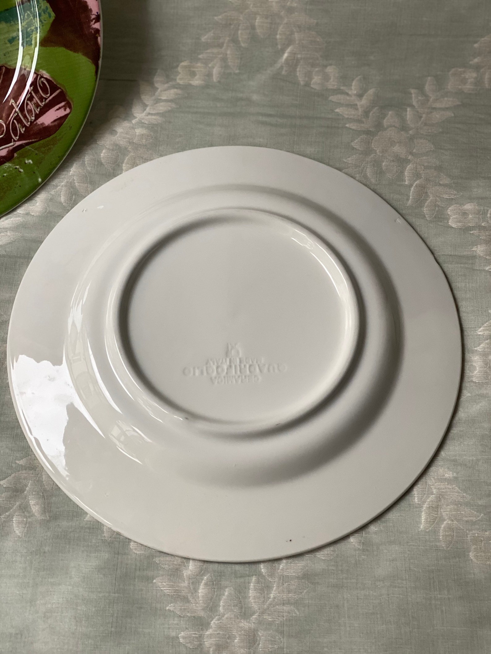 Italian Ceramic Dinner Plates Set of 2 Colorful Plates Botticelli ...