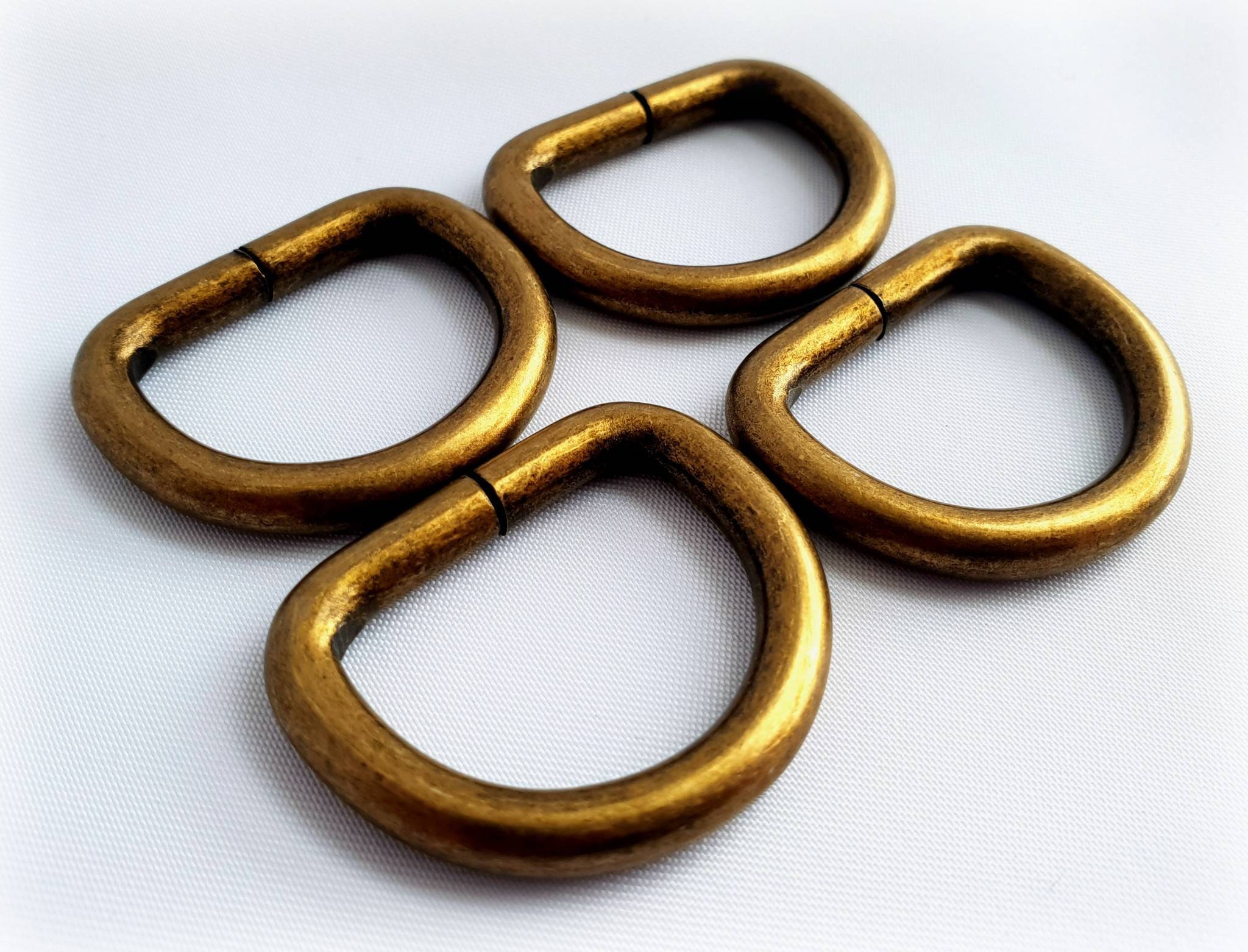 25mm Antique brass D rings various pack sizes | Etsy