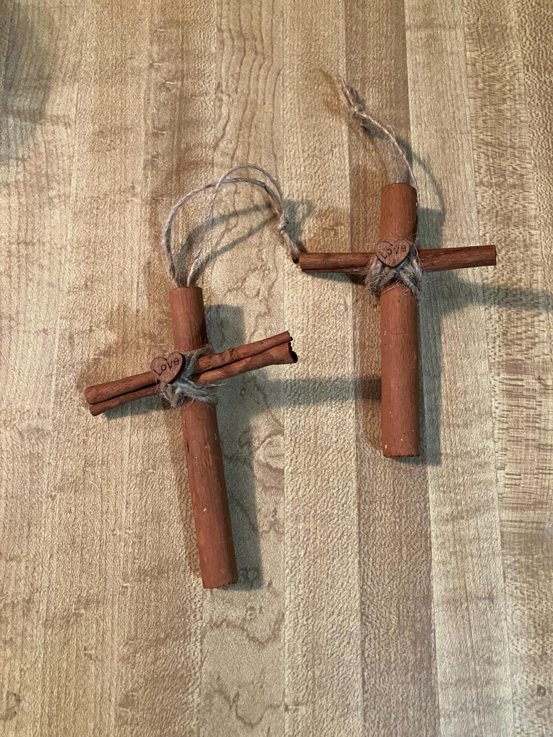 Rustic Cinnamon Stick Cross Ornament Decor - Etsy