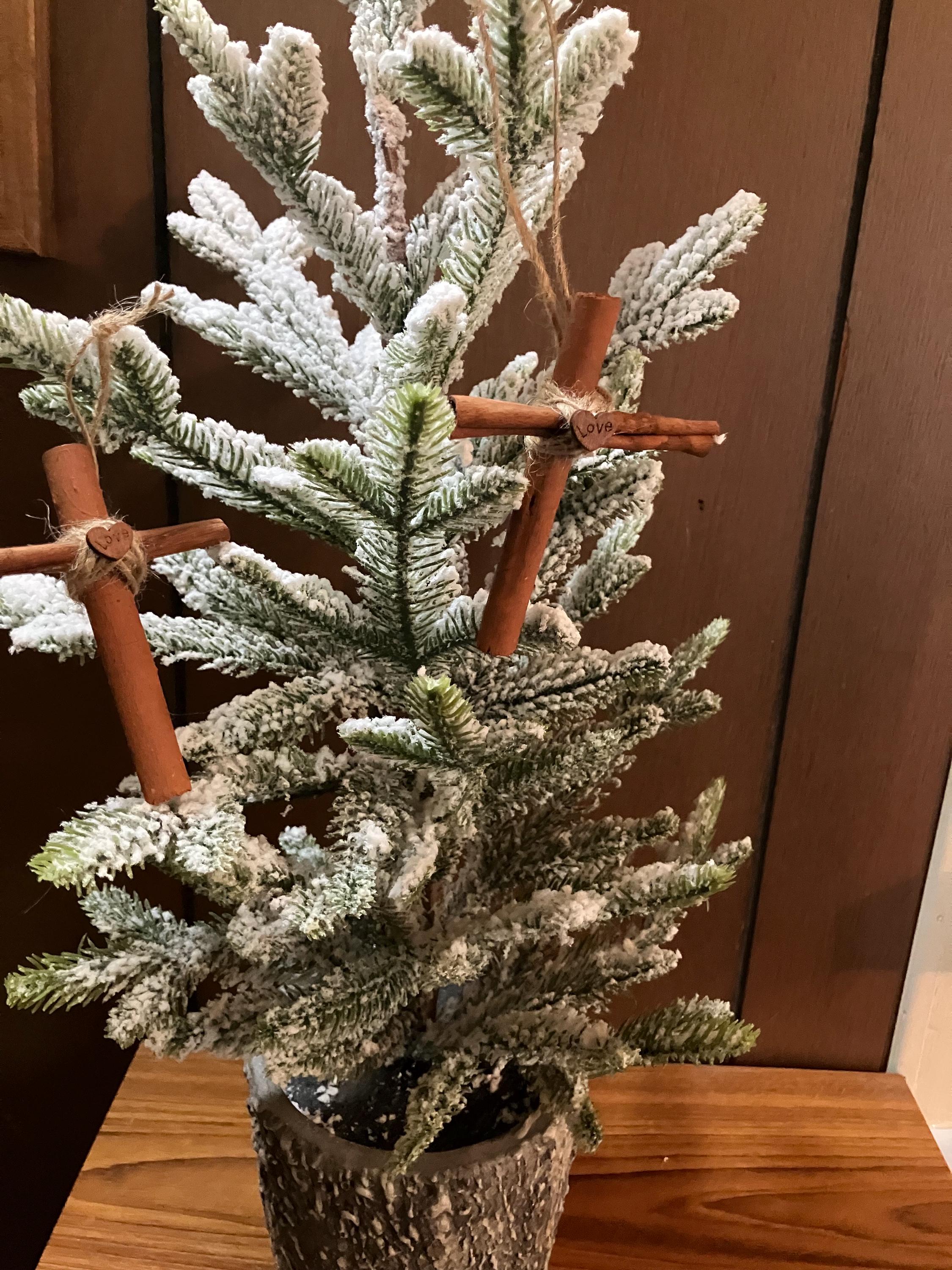 Rustic Cinnamon Stick Cross Ornament Decor - Etsy