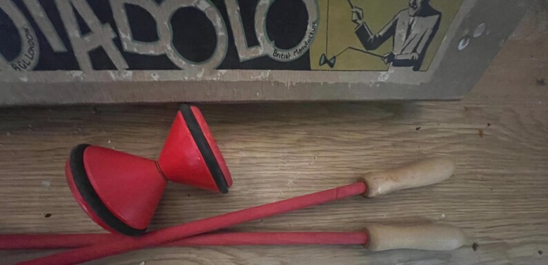 Original 1950 Juggling Diabolo in Box - Etsy UK