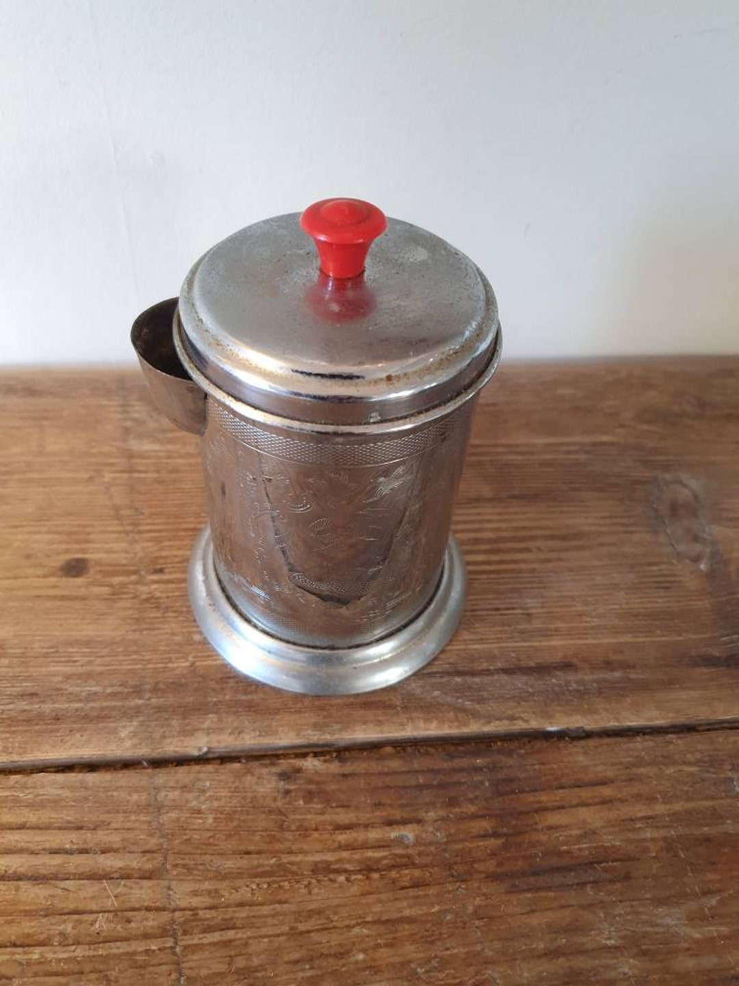 Vintage 1950s Chrome Tea Caddy * - Etsy