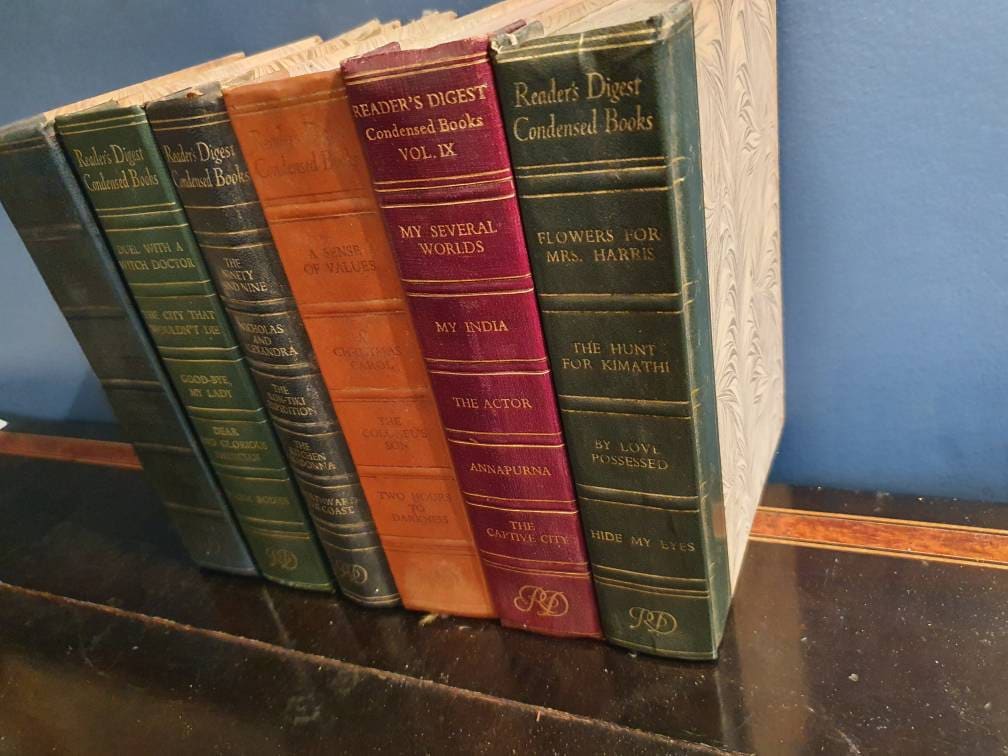 Collection of Vintage 1950s Readers Digest Condensed Books - Etsy