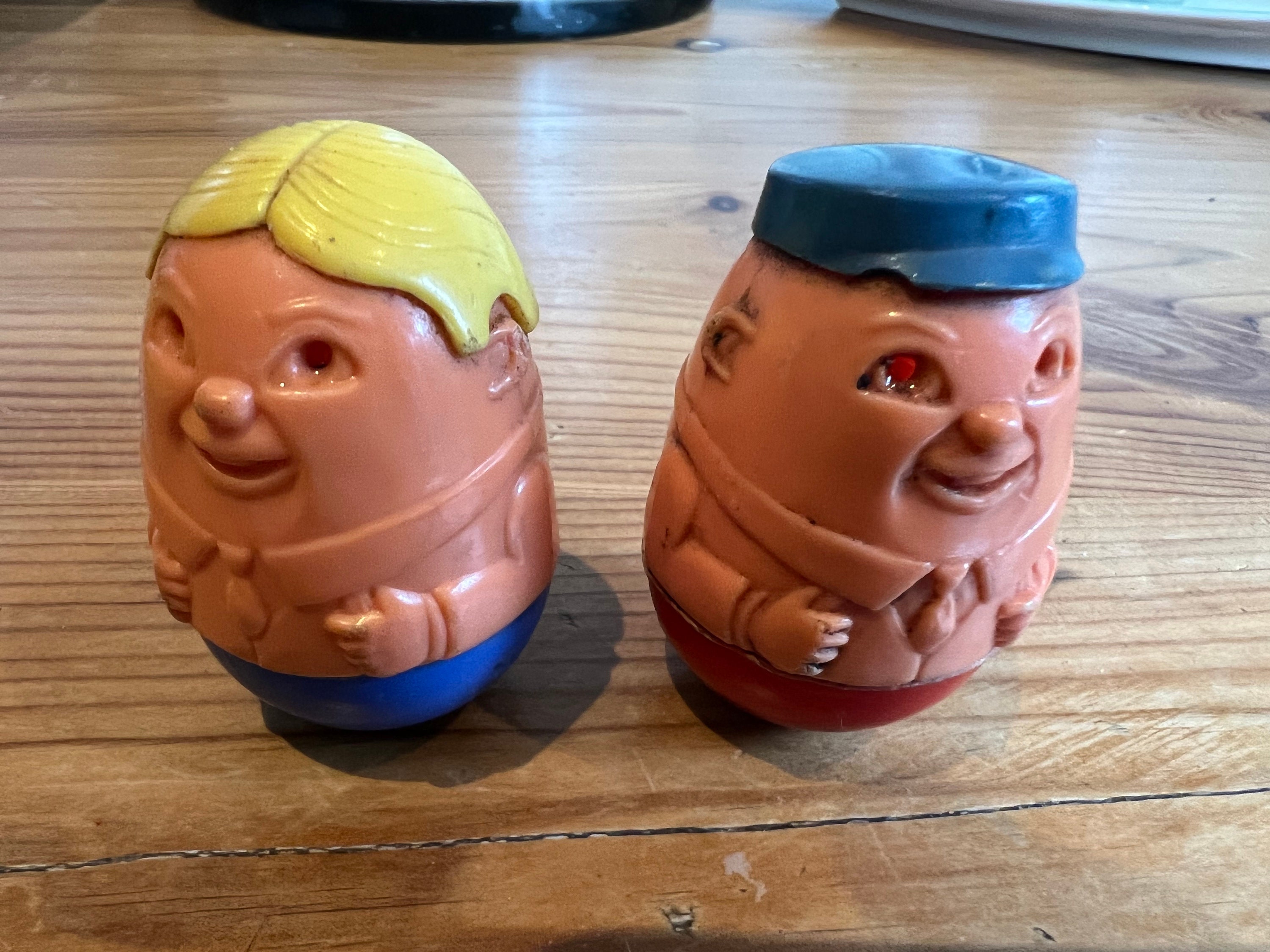 Pair of Original Weeble Toy Figures - Etsy UK