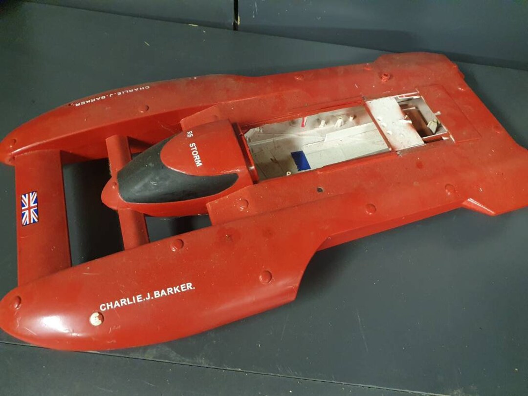 Large 'red Storm' Modellers Toy Catamaran - Etsy
