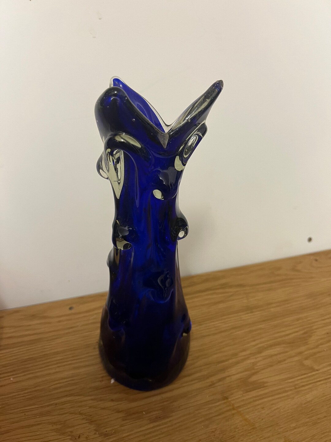 Mid Century Vintage Jan Beranek Heavy Glass Vase (#B) - Etsy