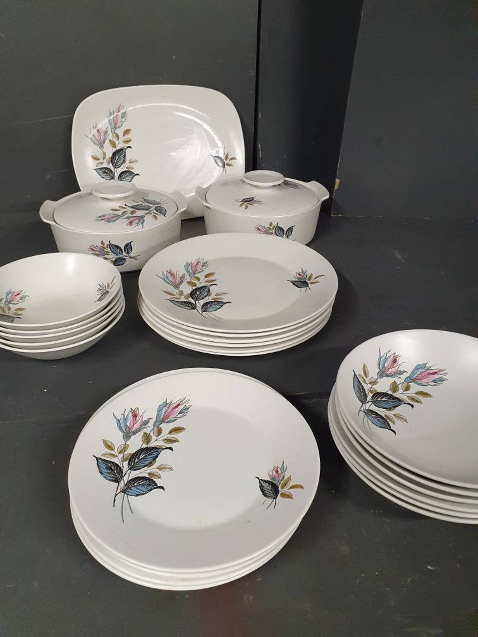 Original Vintage J & G Meakin 'Studio Ware' 26 Piece | Etsy