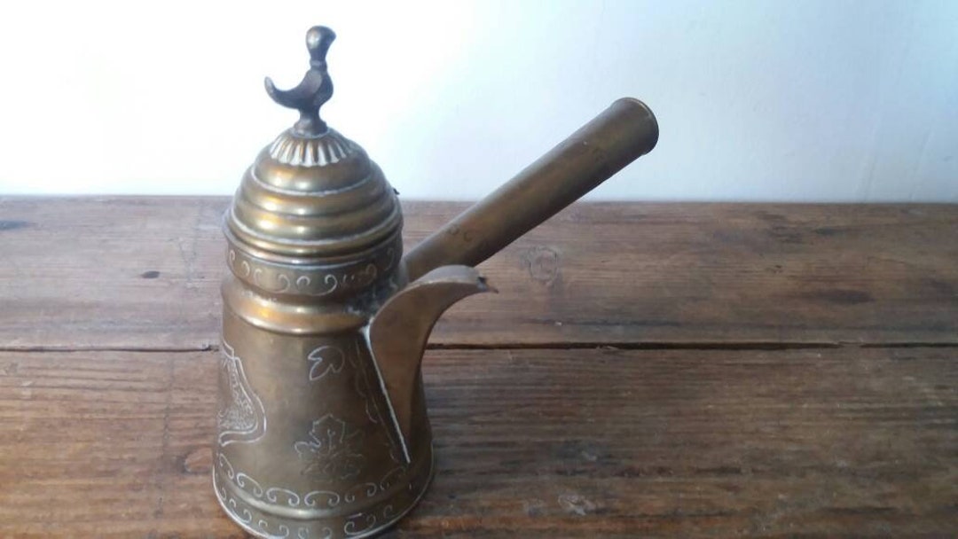 Vintage Decorative Arabic Brass Water Jug * - Etsy