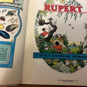 Rupert Annual 1971 - Etsy