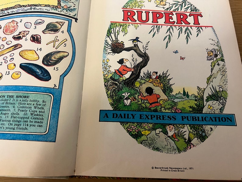 Rupert Annual 1971 - Etsy