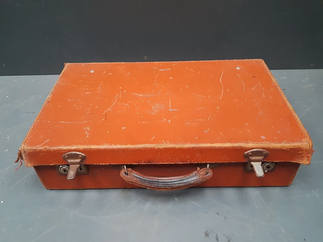 Antique Vintage Small Leather Case - Etsy