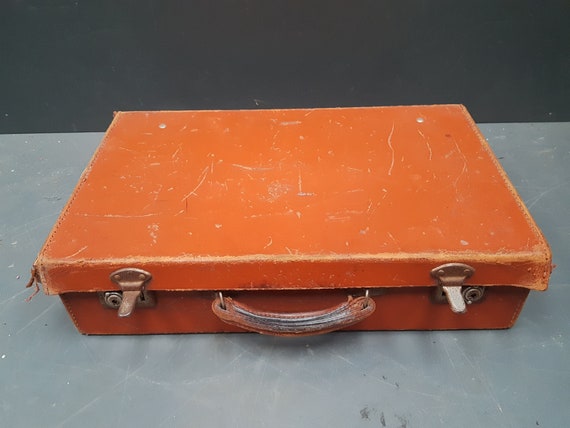 Antique Vintage Small Leather Case | Etsy
