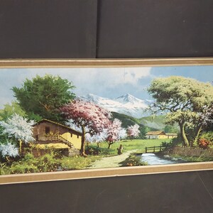 Original 1970s Alpine Framed Print * - Etsy