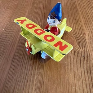 Vintage ‘noddy’ Biplane Toy : - Etsy