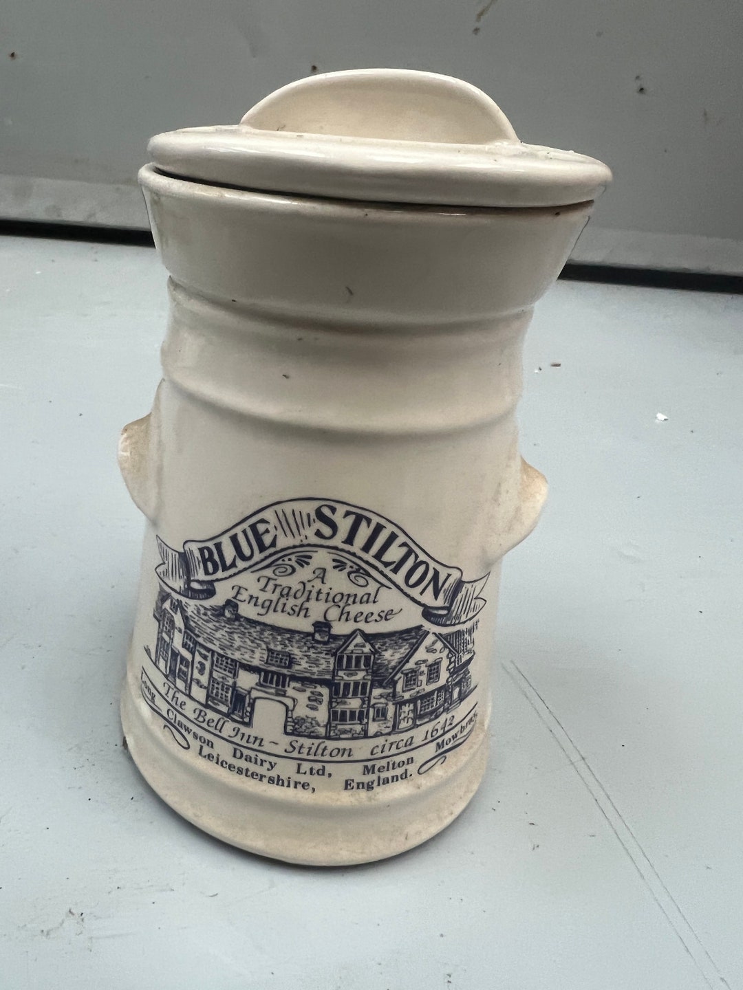 Vintage ‘blue Stilton’ Jar by London Pottery - Etsy