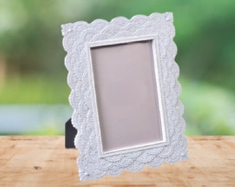 Lace Picture Frame | Etsy