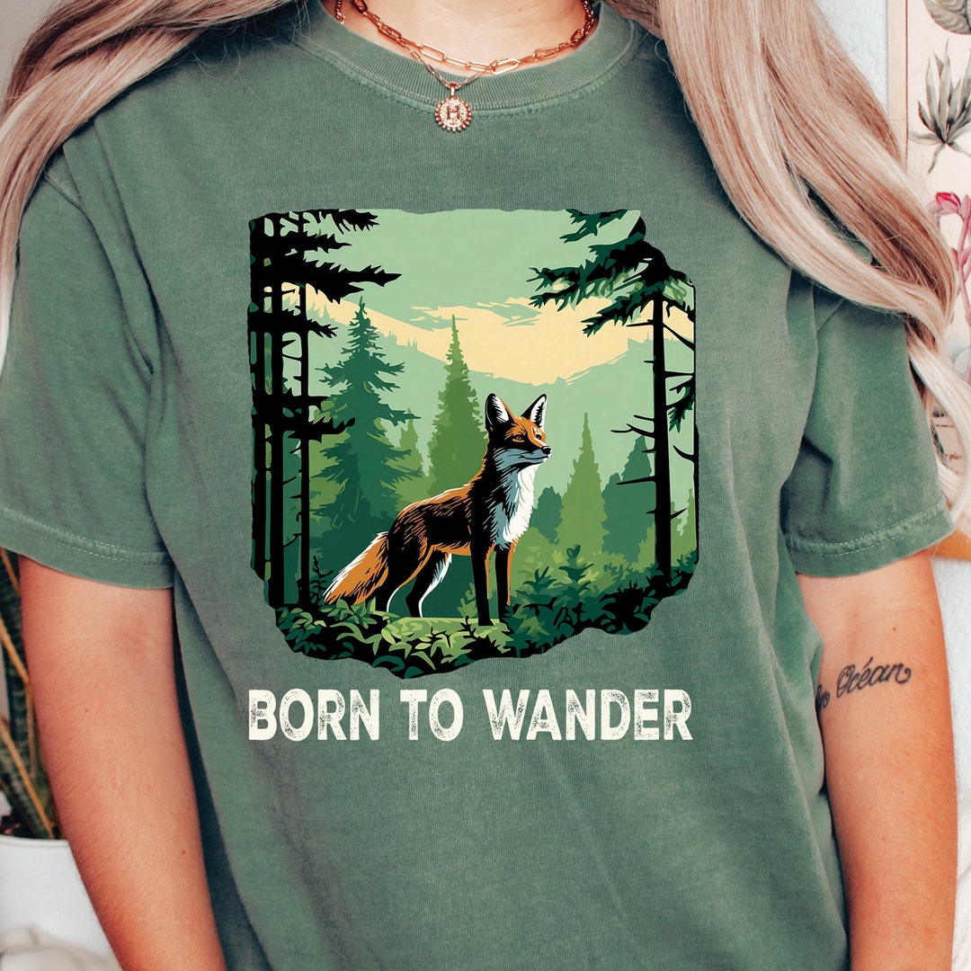 Born to Wander Shirt, National Park Shirt, Mountain Shirt, Hiking Shirt ...