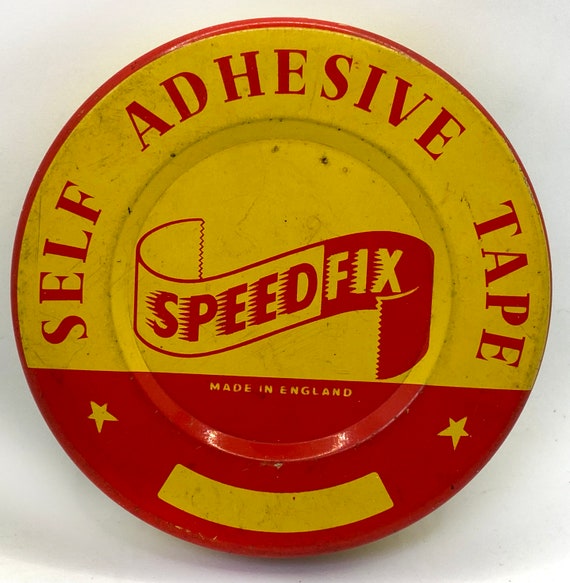 Tin for Speedfix tape from Rexel London. | Etsy