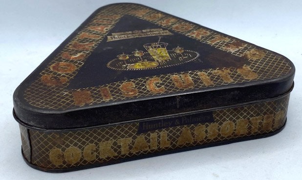 Rare Triangular Biscuit Tin From Huntley & Palmers, England 1930's, 16 ...