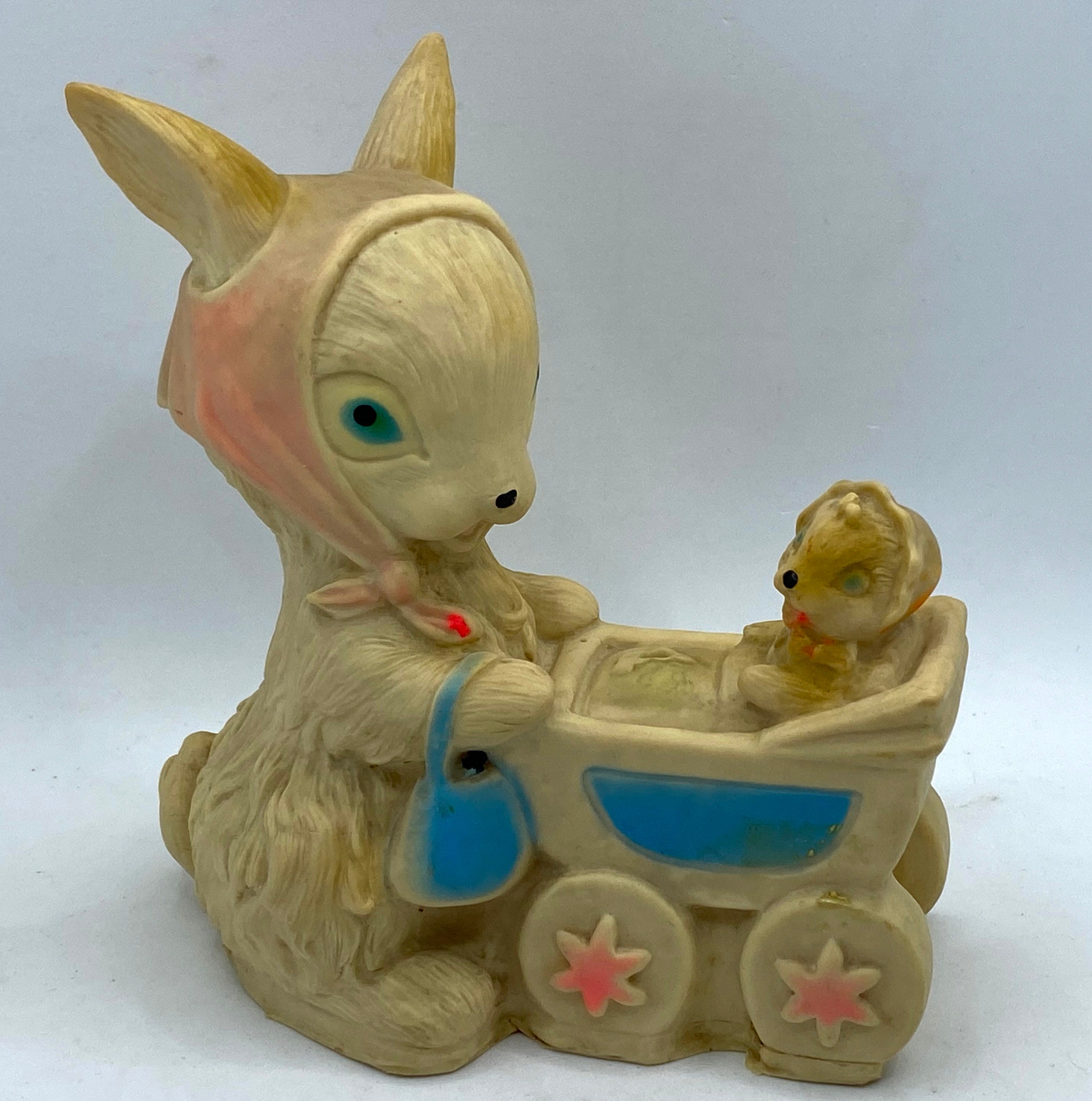 Extremely Rare Rubber Goat Pushing Stroller 50s/60s Rubber - Etsy Australia