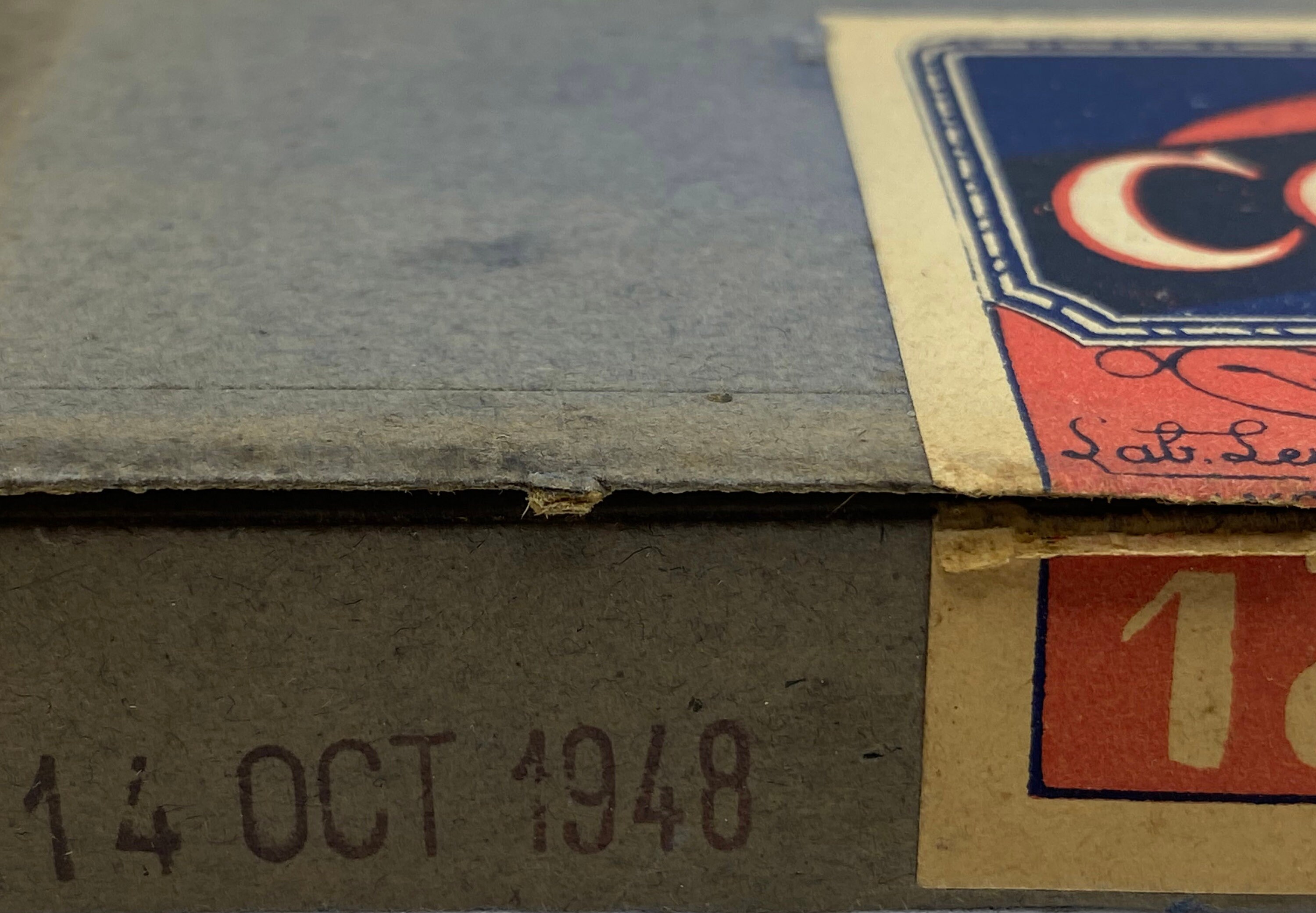 Cardboard with 12 tubes of glue Colfort Lyon France - Etsy España