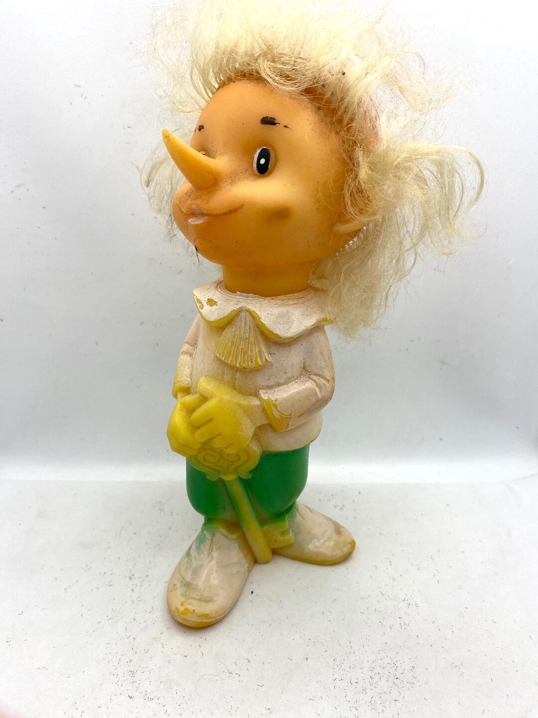 1970s, Rare Pinocchio (rubber Doll (does Not Squeak) With Rotating Head ...