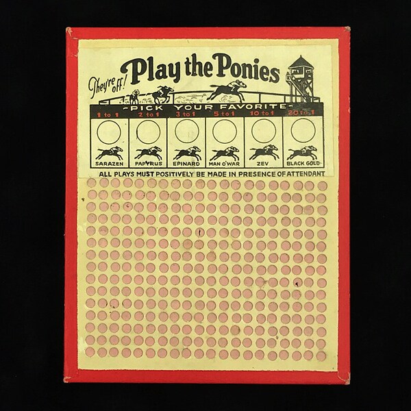 Punch Board Gambling - Etsy