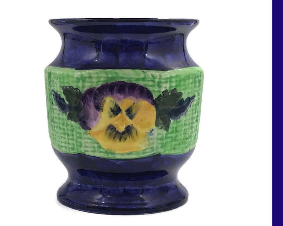 Vintage Maling Ware Ringtons Ltd. Hand-painted Ceramic Vase - Etsy