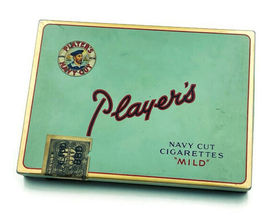 Vintage Player's Navy Cut Cigarette Tin Player's Mild - Etsy