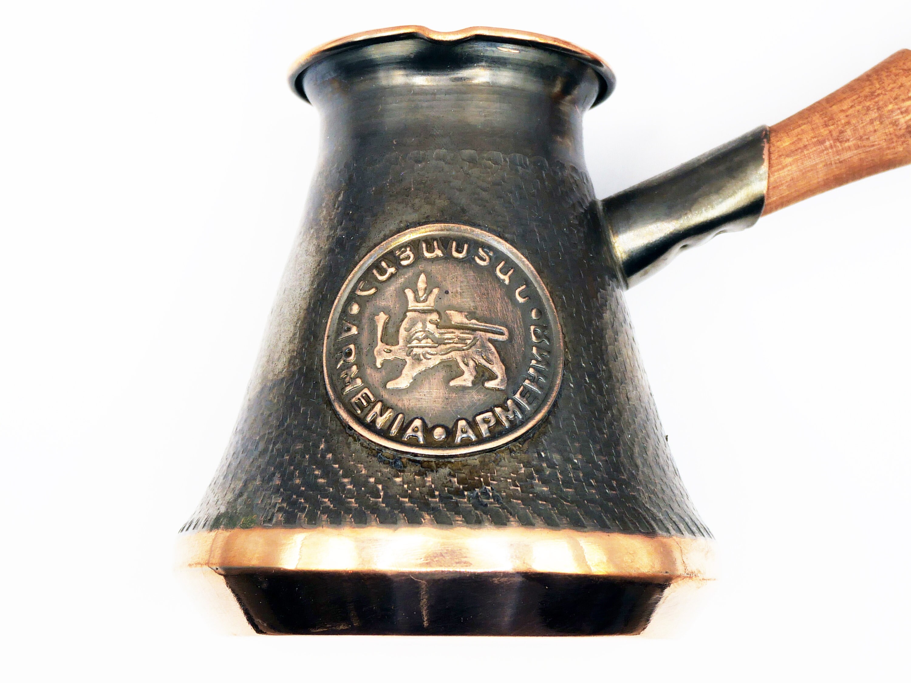 Armenian Coffee Maker Pot (4 Cups, 330ml, 11 Fl OZ) Jazzve Copper Jazva ...