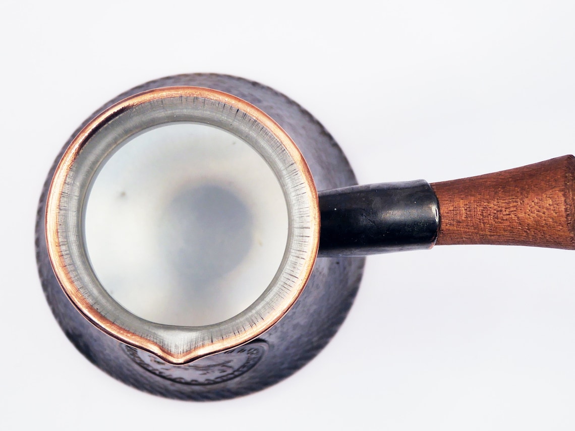 Armenian Coffee Maker Pot (4 Cups, 330ml, 11 Fl OZ) Jazzve Copper Jazva ...