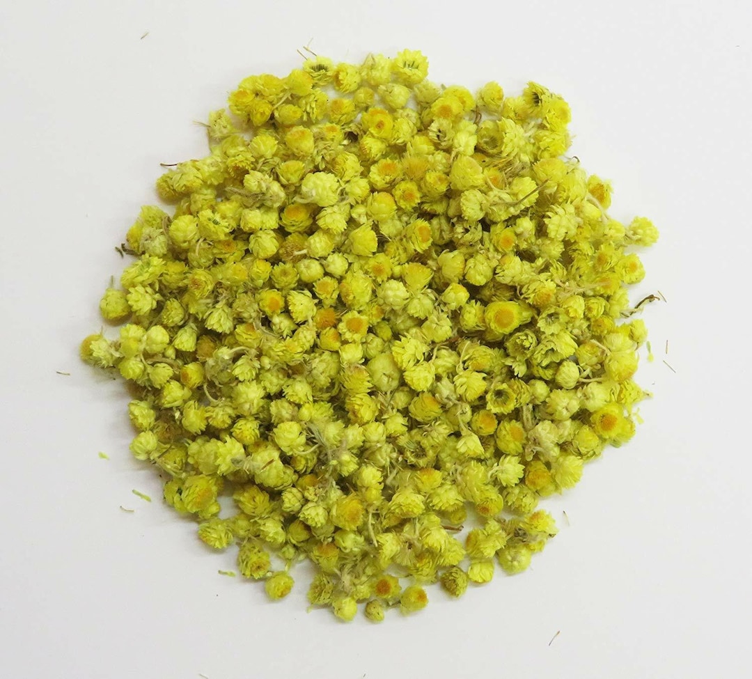 Helichrysum Immortelle Dried Flowers (7 OZ = 200 Grams) Sandy ...