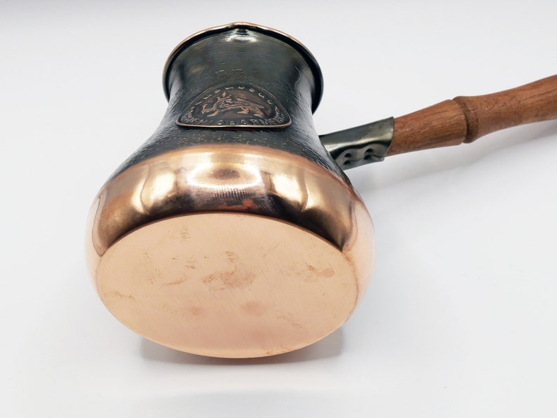 Armenian Coffee Maker Pot Jazve (6 Cups, 415ml, 14 Fl OZ) Jazzve Copper ...
