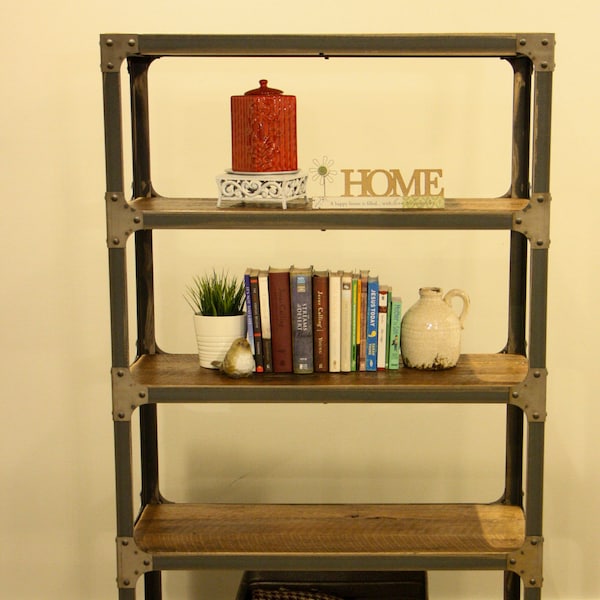 Industrial Bookcase - Etsy