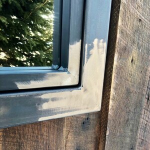 Rustic Industrial Mirror Frame #2436 - Etsy