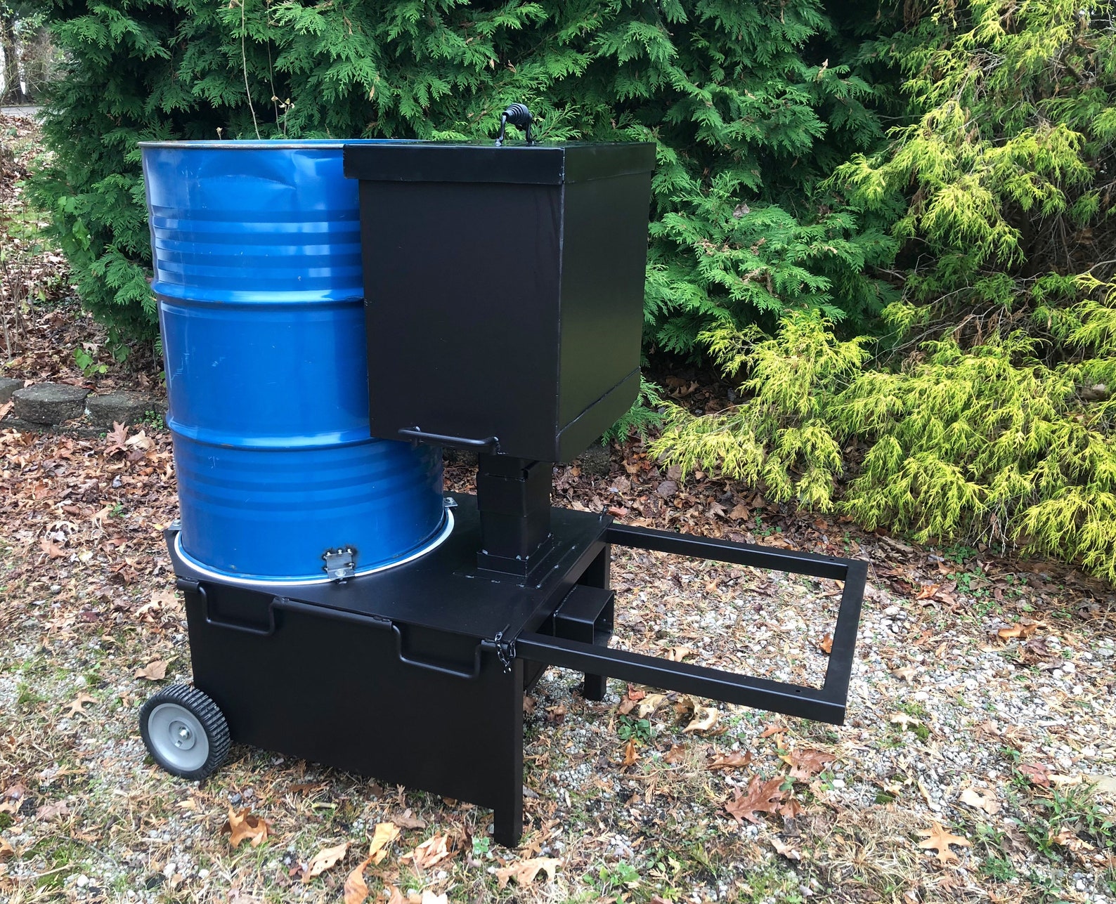 Rocket Barrel Stove Thermal Mass Heater Cabin Stove Pellet Etsy