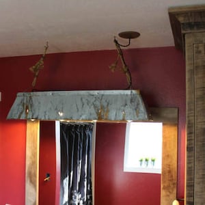 Rustic Industrial Trough Light - Galvanized Light W/bulbs #L3890 - Etsy